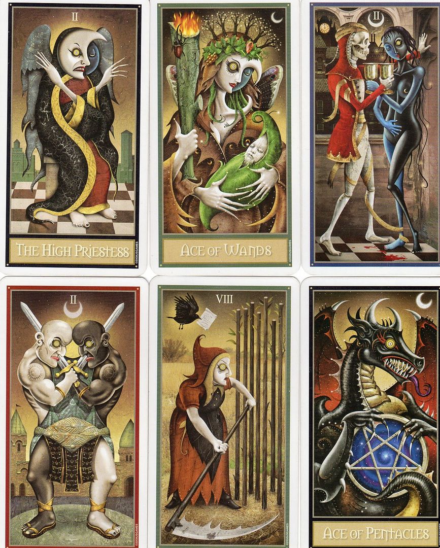 Deviant Moon Tarot Deck Cards Oracle Esoteric Telling Patrick Valenza
